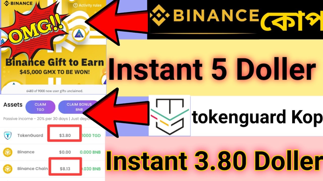 Binance New User Offer | Binance Instant 5 Doller Payment | Tokenguard ...
