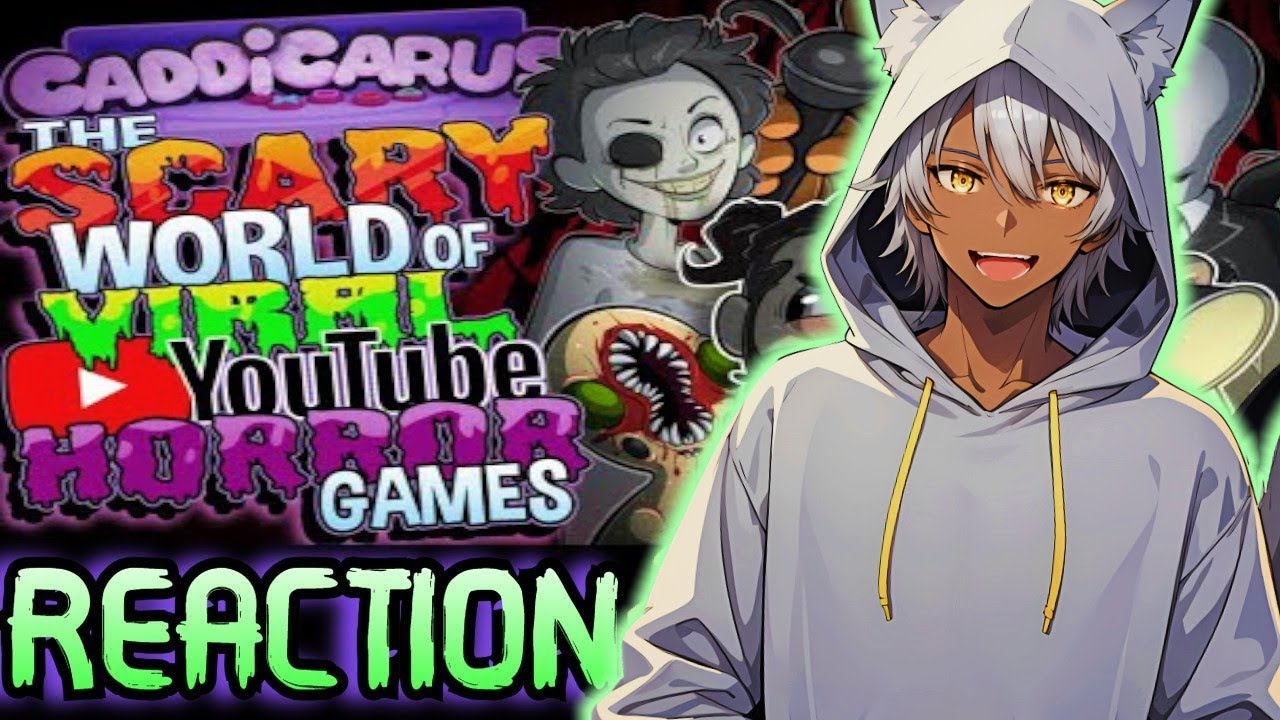 Scary World of Viral YouTube Horror Games | Sleepy Reacts to Caddicarus ...
