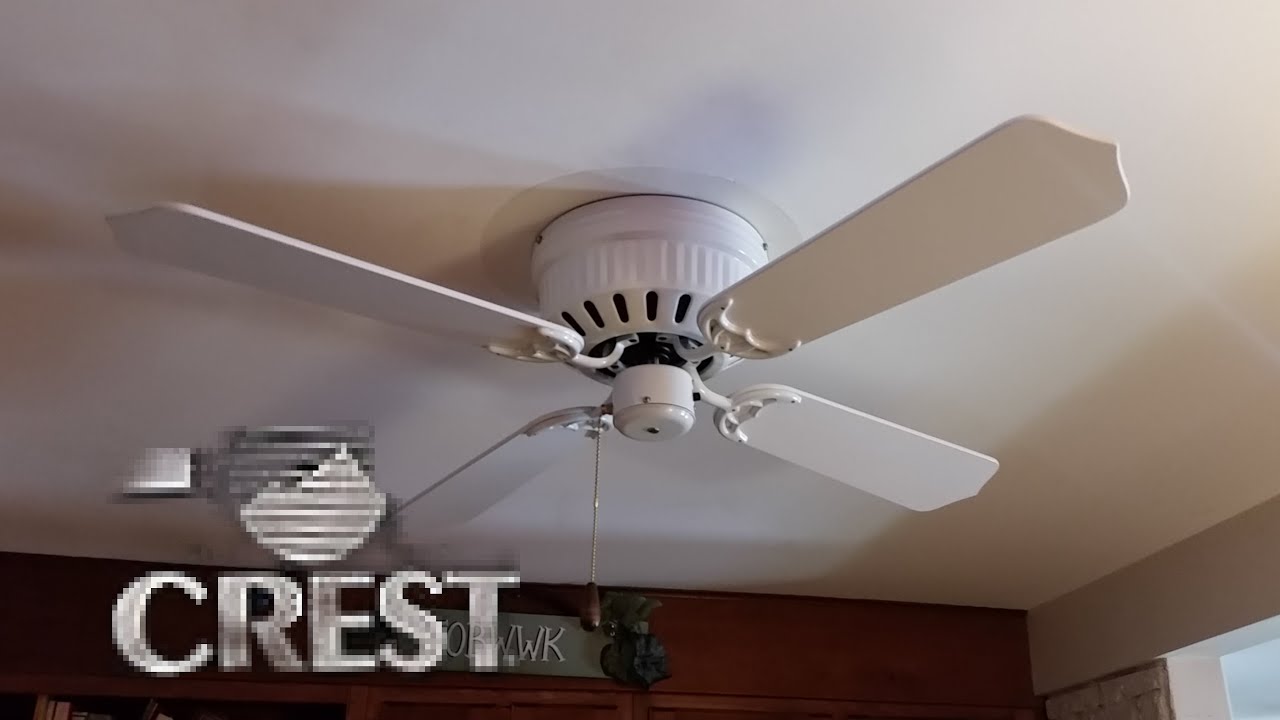 Crest 5000 Series 42" Hugger Ceiling Fan - YouTube