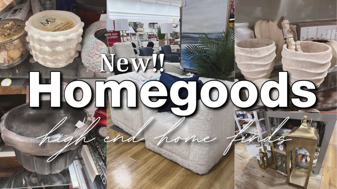 NEW AT HOMEGOODS RIGHT NOW // HOMEGOODS HIGH END HOME DECOR FINDS 2024 ...
