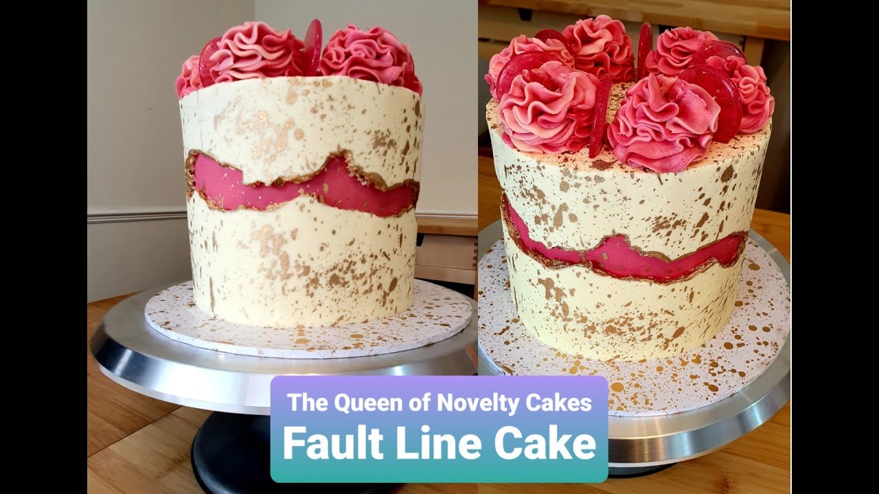 Fault Line Cake Masterclass Tutorial (English) - YouTube