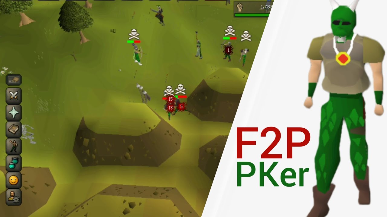 #9 OSRS mobile F2P Pure range + r2h PKing 2022 - YouTube