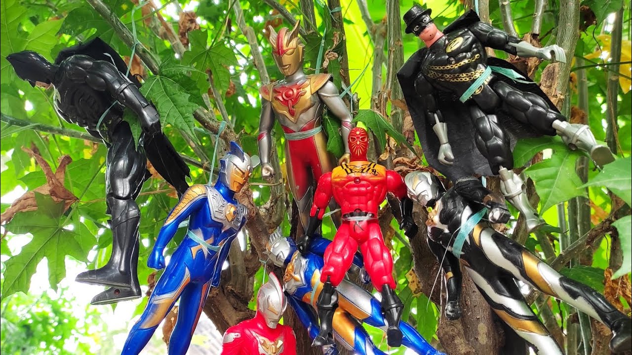 POHON ULTRAMAN DAN SUPER HERO - YouTube