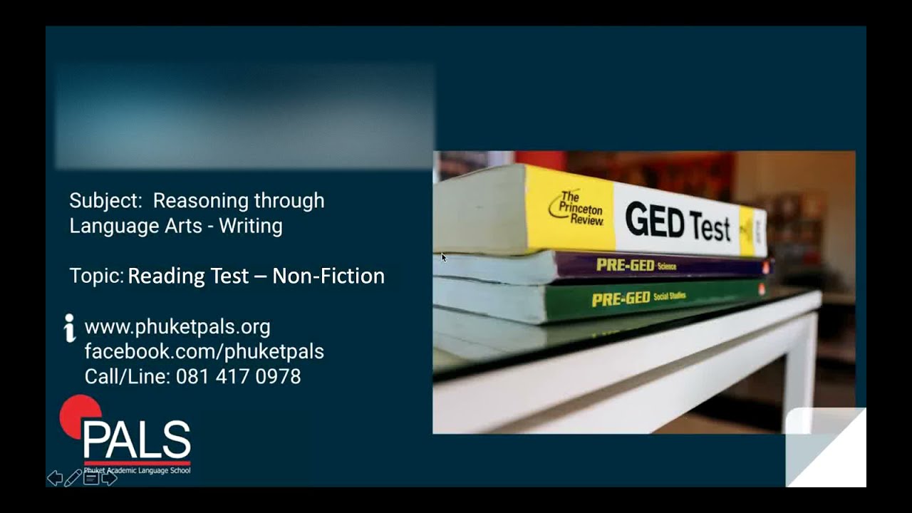GED Reading Comprehension | Informational Texts (non-fiction) - YouTube