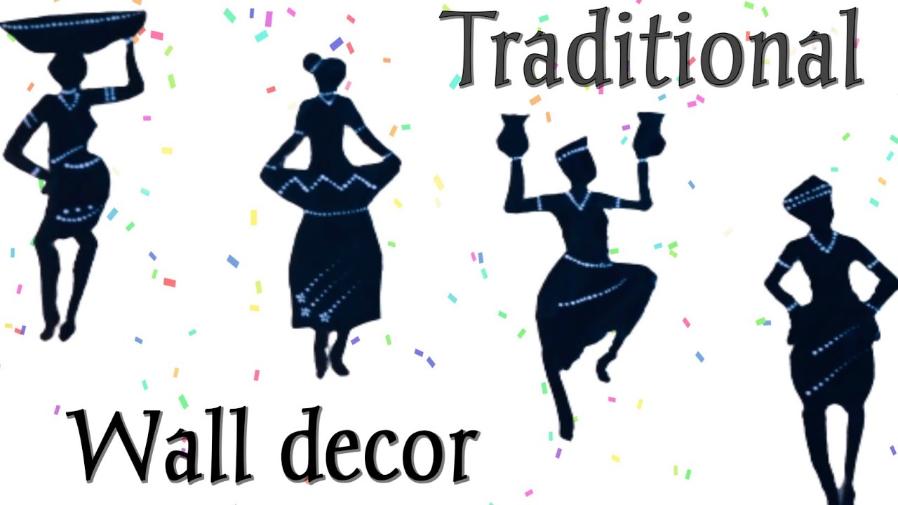 Traditional wall decor//home decor//cardboard craft ideas//black ...