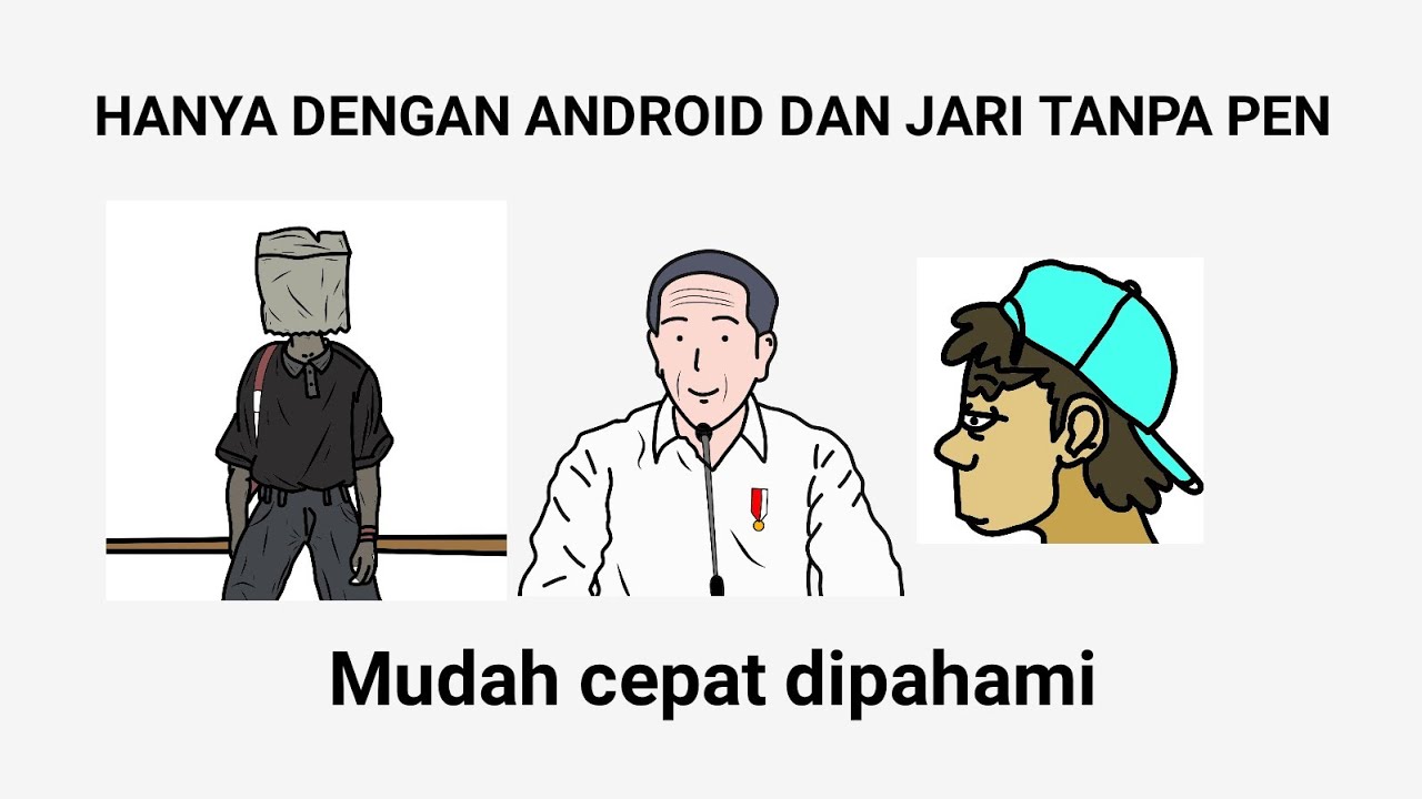 Membuat illustrasi Cartoon Dengan Sangat Mudah Dan Cepat 2019 - YouTube