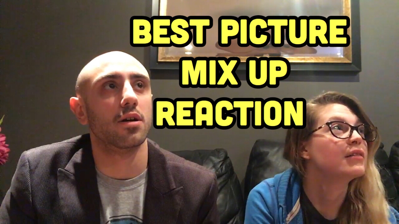 Oscars Best Picture Mix up Reaction - YouTube