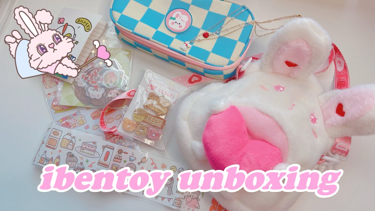 🎀 Ibentoy unboxing + review | #kawaii #unboxing #stationery - YouTube