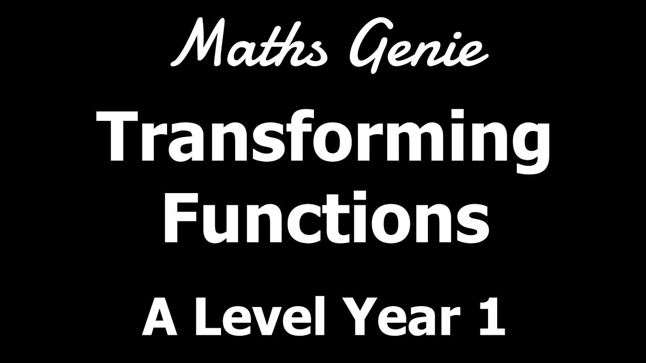 Transforming Functions Youtube 5676
