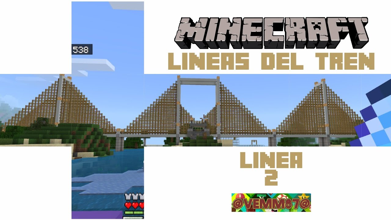 Lineas del Tren en Minecraft- Linea 2 - YouTube