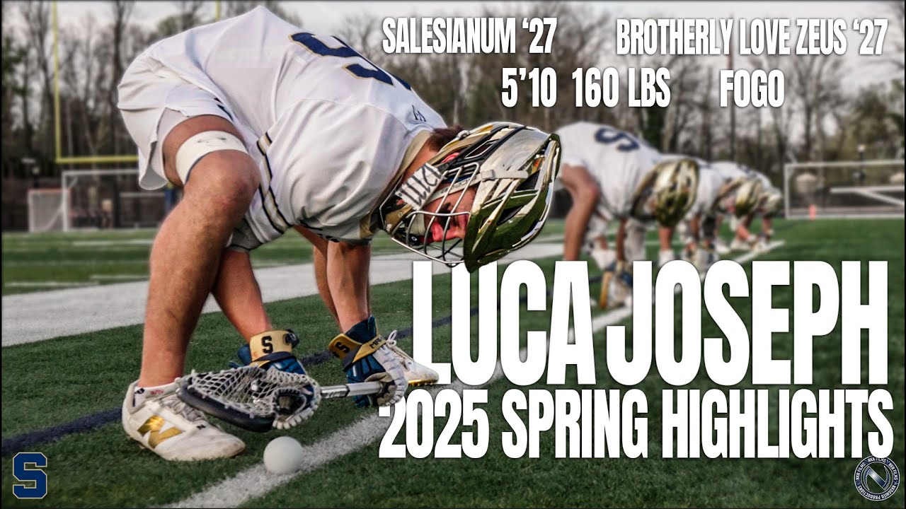 Luca Joseph '27 Spring 2025 Highlights | Salesianum - YouTube