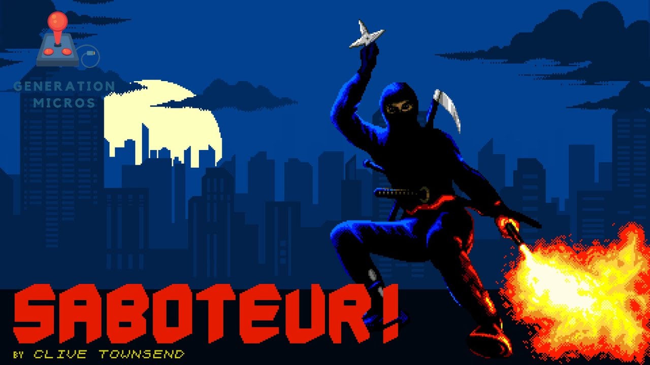 Jeux Cultes : Saboteur de Durell Software, sur ZX Spectrum, Amstrad CPC ...