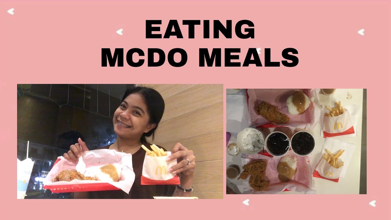 EATING MCDO MEALS - YouTube