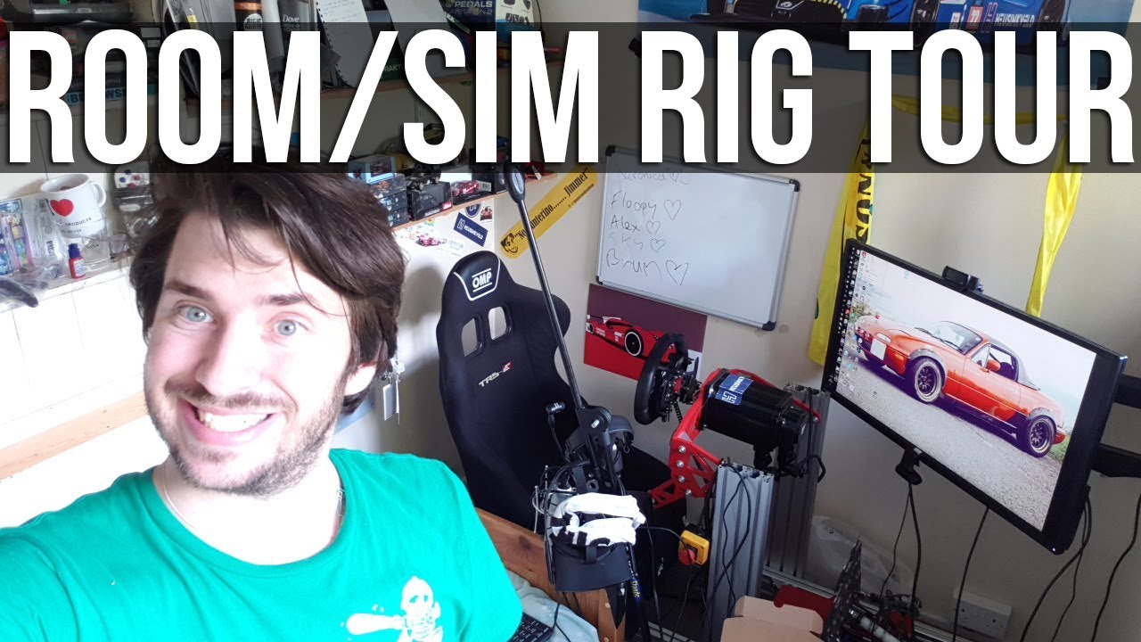 A Room Dedicated To Sim Racing | My Sim Rig/Room Tour! - YouTube
