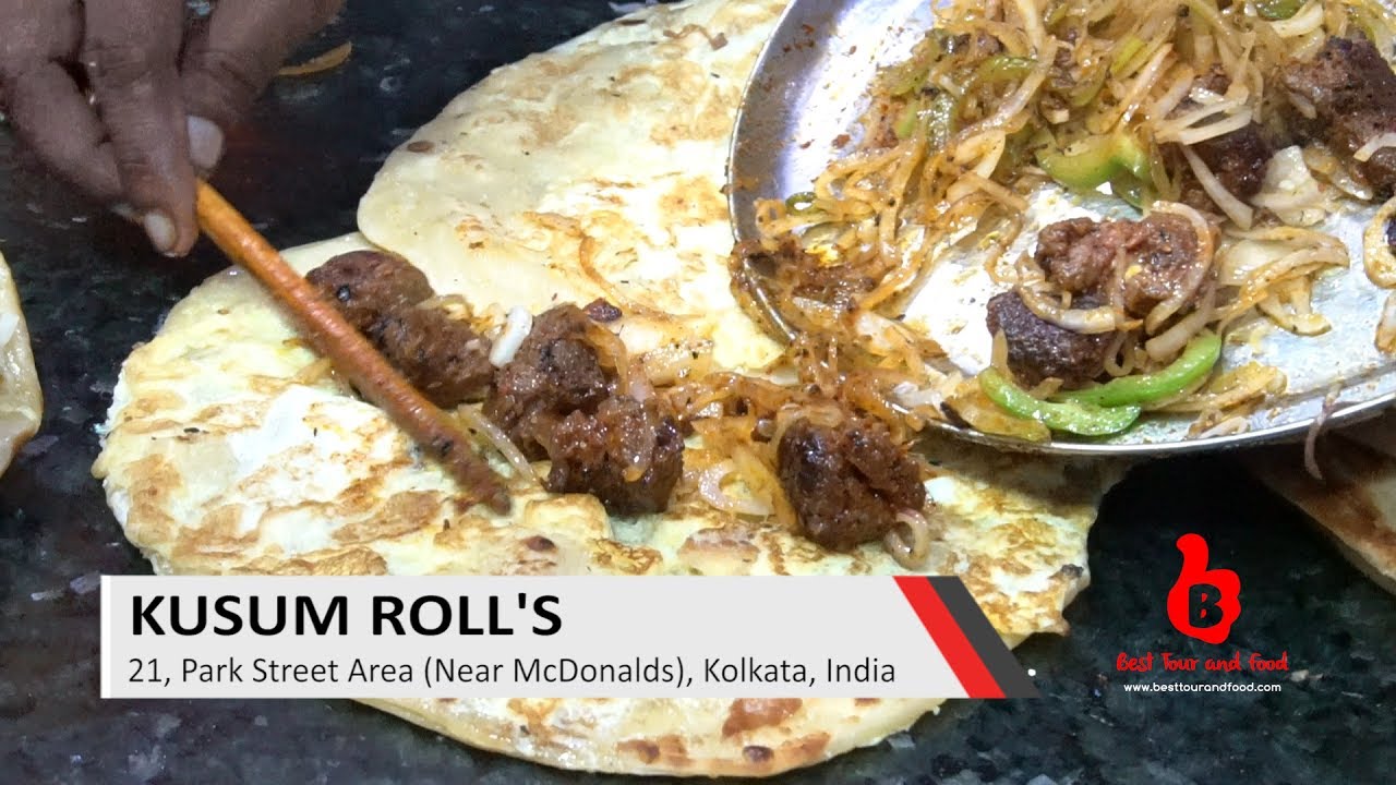 কোলকাতার জনপ্রিয় কুসুম রোল - Kusum Roll's - Kolkata - India - YouTube