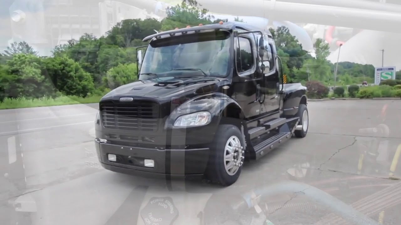 2007 Freightliner P2 Black Sportchassis 94k Miles - YouTube