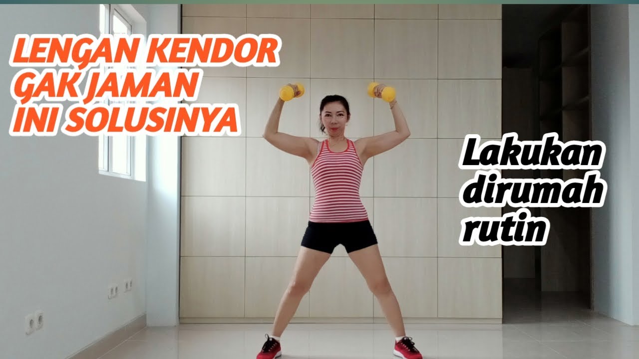 Senam Barbel pemula /Senam Dumbel/mengencangkan Lengan /by Magdalena ...