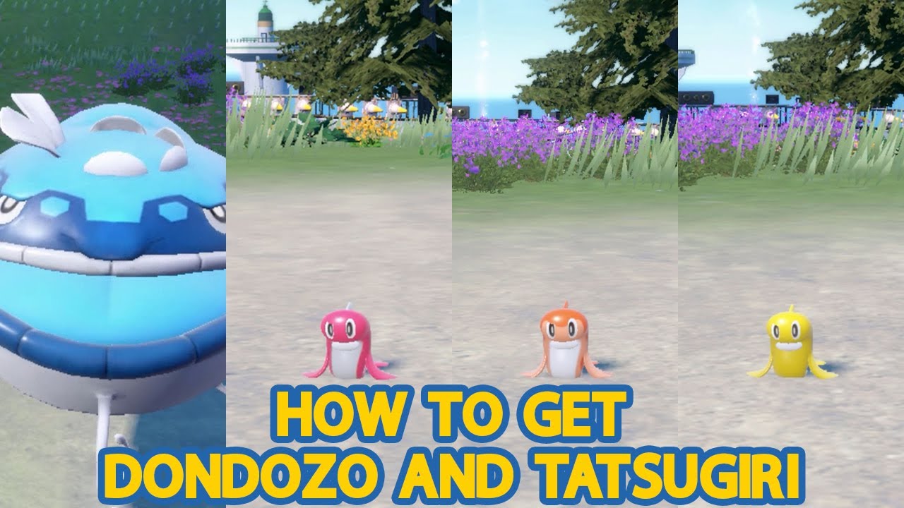 How To Catch Dondozo And Tatsugiri (How To Use Them In Battle ...
