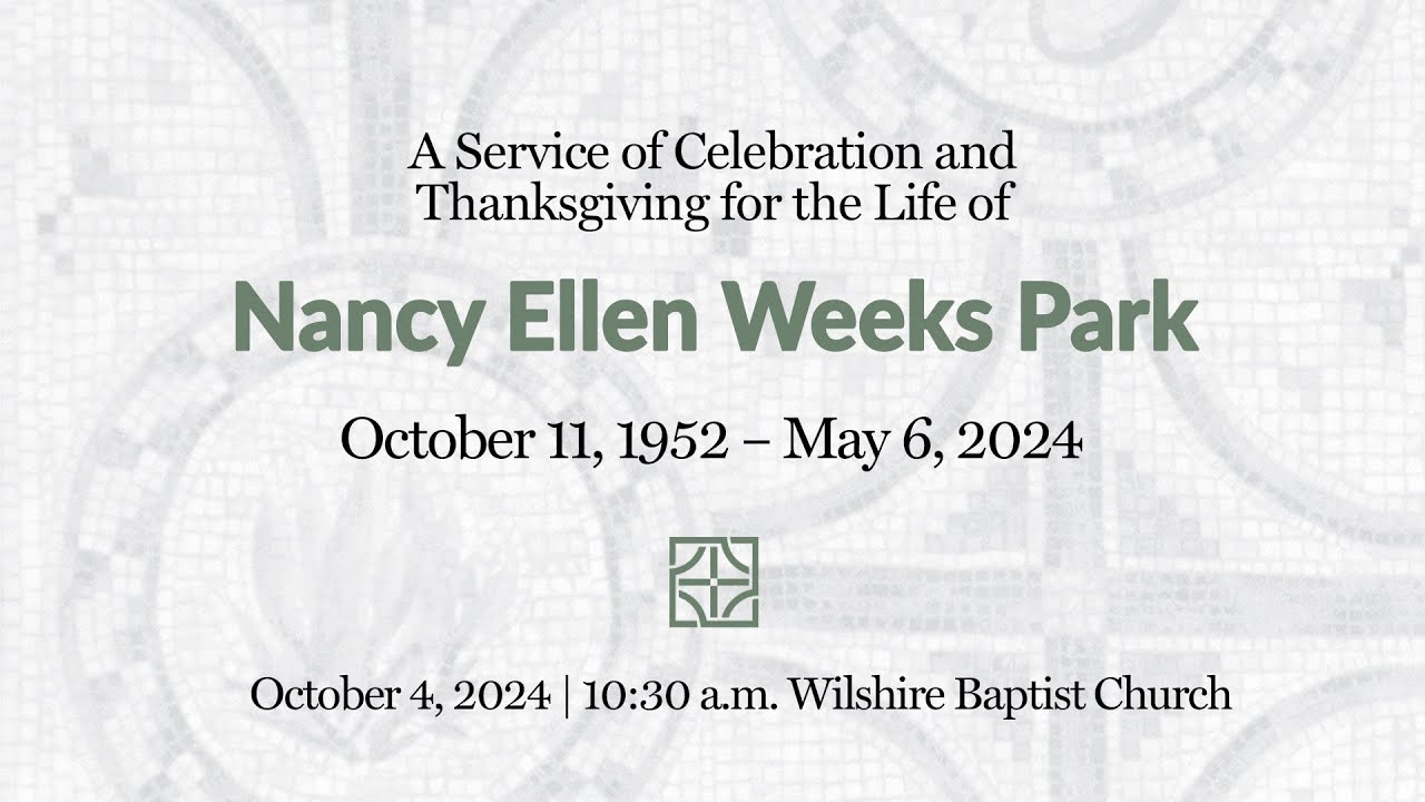 October 4, 2024 Service of Celebration and & Thanksgiving for the Life ...