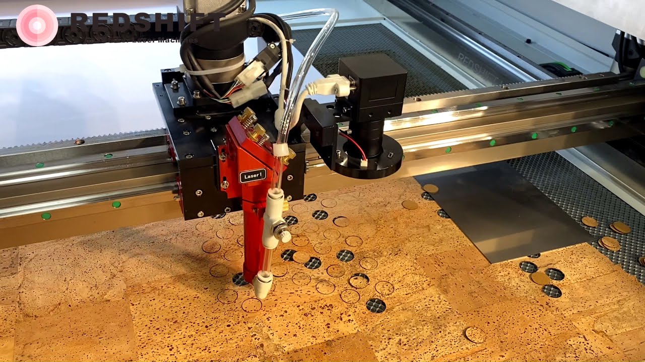 Laser Cutting Synthetic Leather with RedShift Laser - YouTube