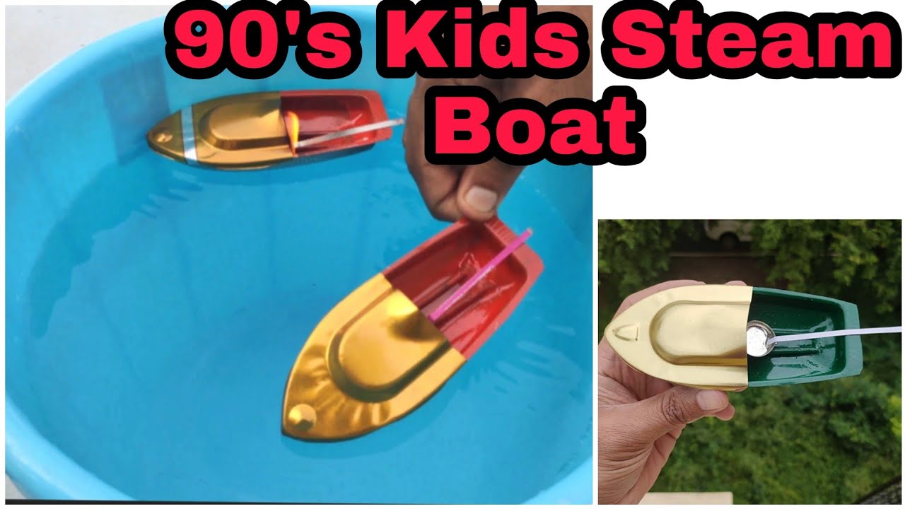 90's Kids BOAT toy / put put boat / toy steam boat - YouTube