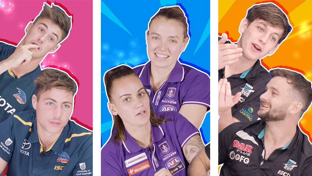 Who is the quickest AFL player? Emoji Challenge - YouTube