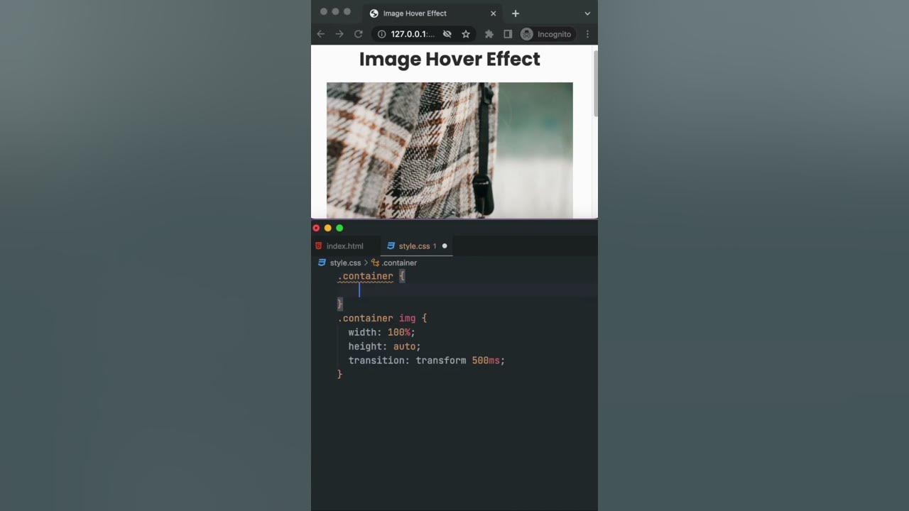 Image Zoom Hover Effect in CSS #shorts - YouTube