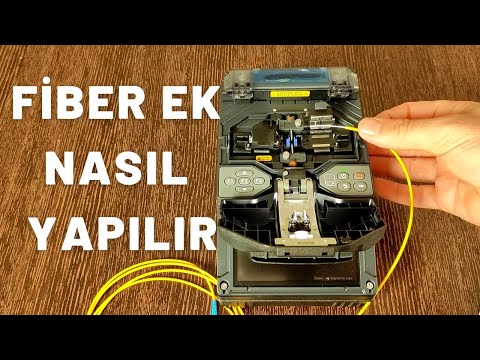 Fiber Kablo Ek Yapımı. Fiber İnternet Bağlantısı ( fusion ek yapma )  T400S (How to Mate Fiber Con)