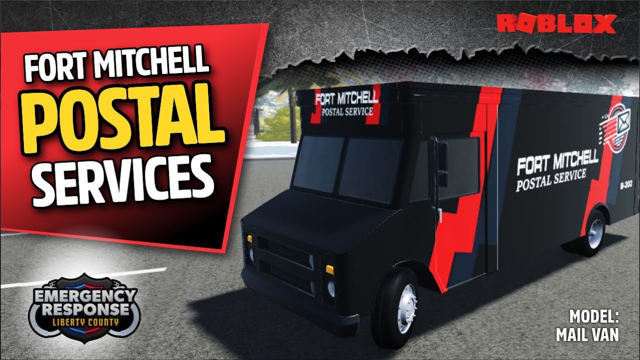 Flash on wheels! Postal Van Livery | ERLC Roblox | Postal Services Fort ...