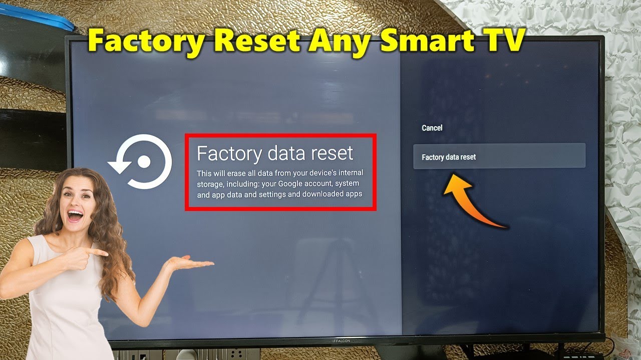 How to Factory Reset Any Smart TV (Android TV) - YouTube