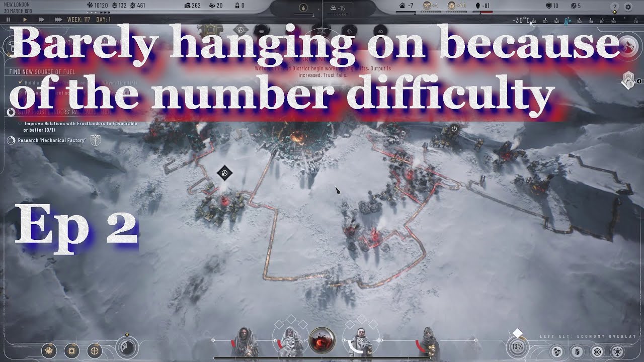 Frostpunk 2 - Lets Play Ep 2 - Captain - Coal Outpost - Exploration of ...
