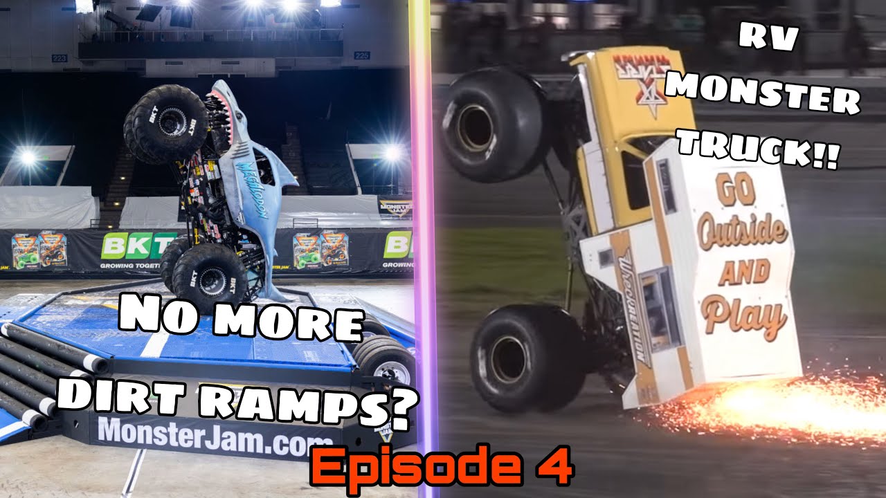 Monster Jam REMOVES DIRT? | RV MONSTER TRUCK | Special Guest Jakob ...