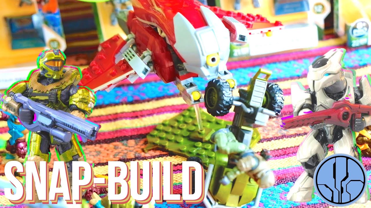Banshee Breakout Stop Motion SNAP Build! Halo Infinite Mega Construx ...
