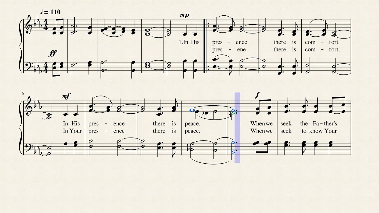 In His Presence by Dick and Melodie Tunney - YouTube