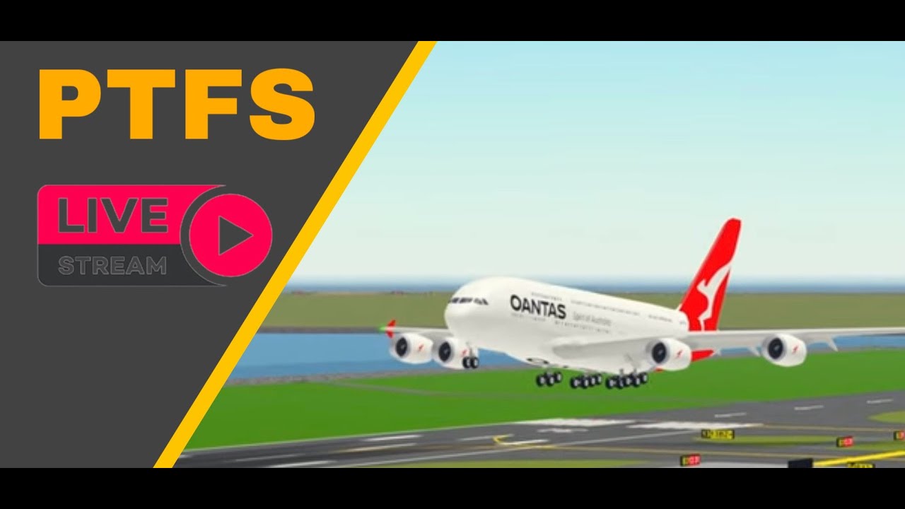 Planespotting in PTFS roblox! Live. - YouTube
