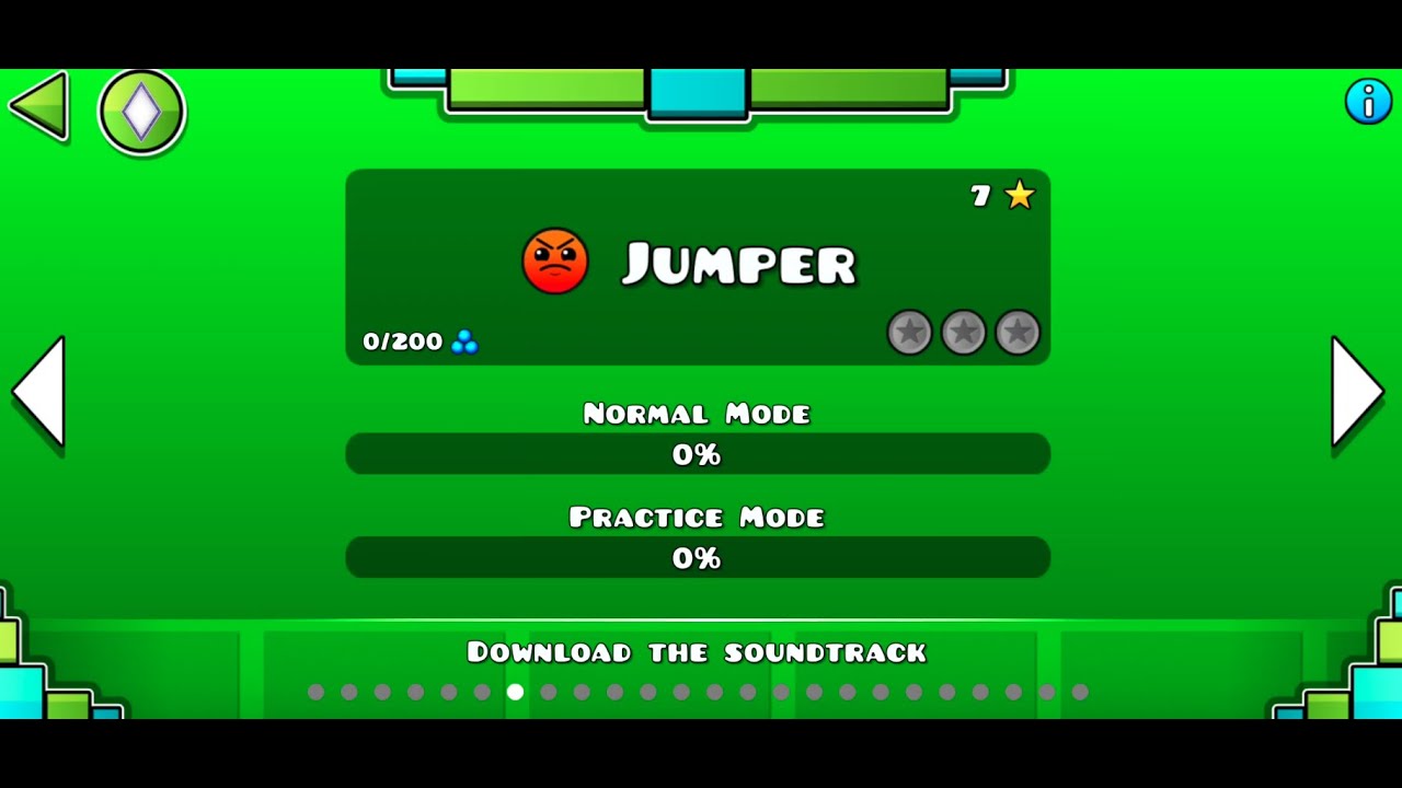 Geometry Dash (🔥Jumper 🔥) | Game Play #12 - YouTube