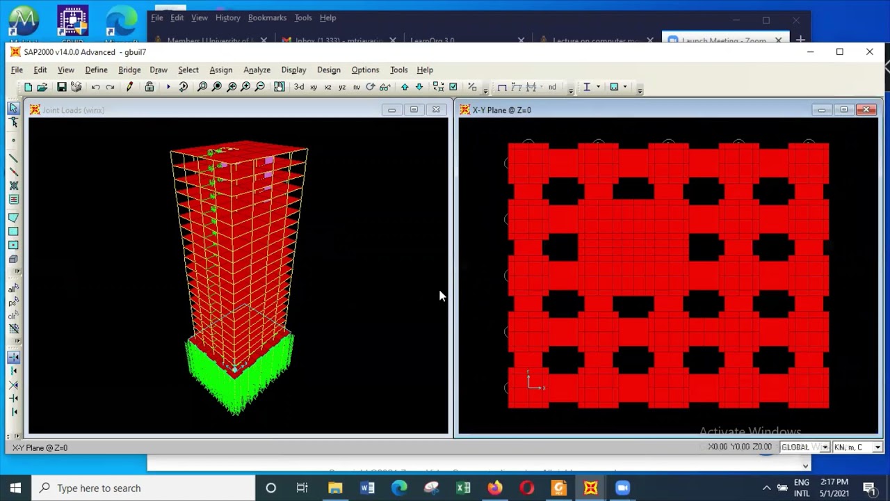 Part 01: Foundation Modeling for different soil types using sap2000 by ...