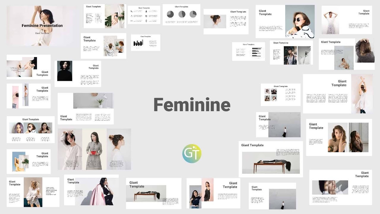 feminine free powerpoint templates download - YouTube