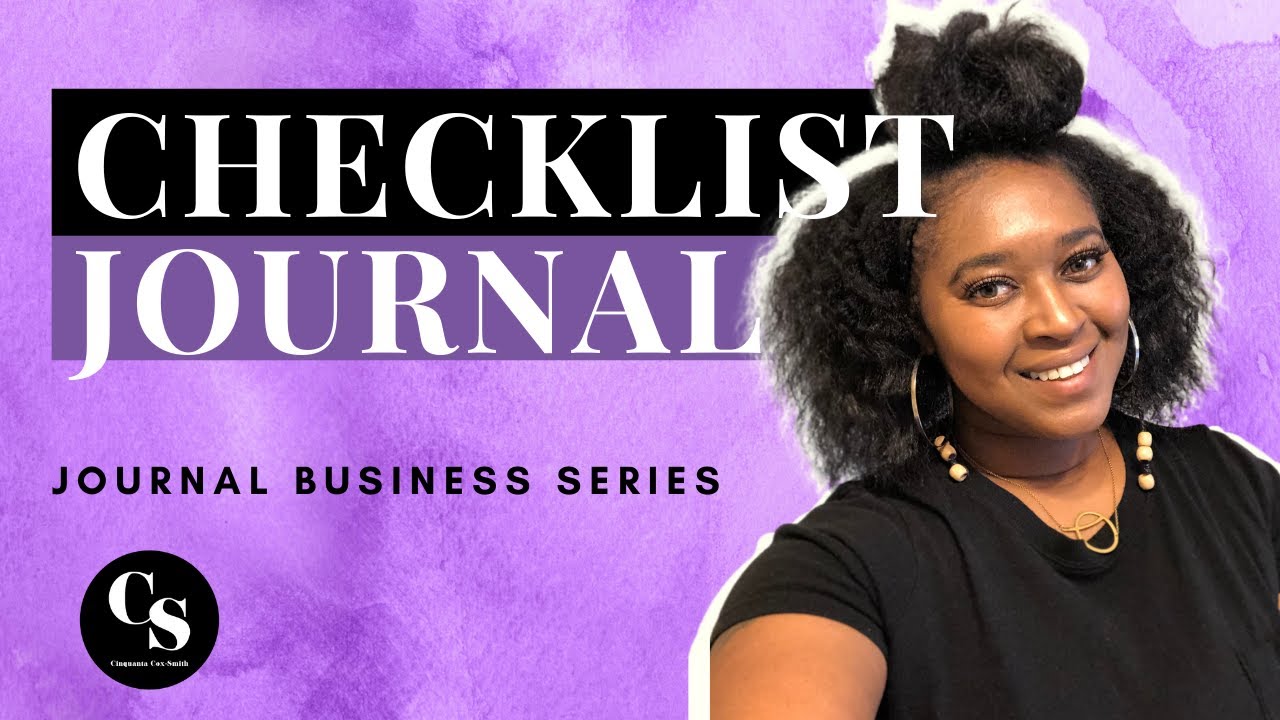 How To Create A Checklist Journal | How To Start A Journal Business ...