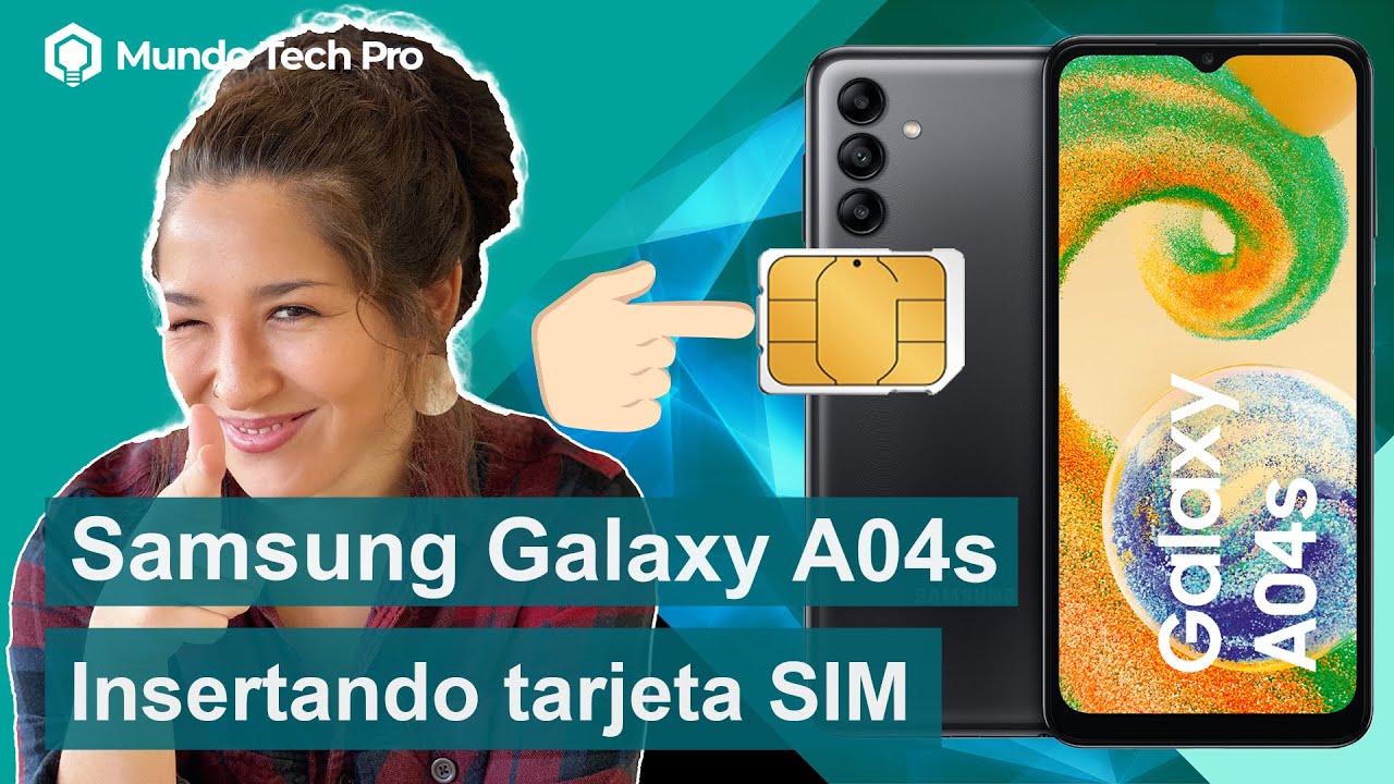 Samsung Galaxy A04s – ¿Cómo insertar la tarjeta SIM? 🂠 📲 📡 - YouTube