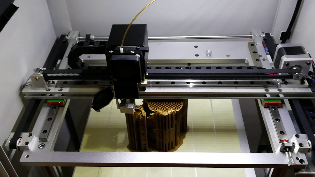 High Accuracy MINGDA MD-4C 3D Printer Printing Large Plastic Portrait ...