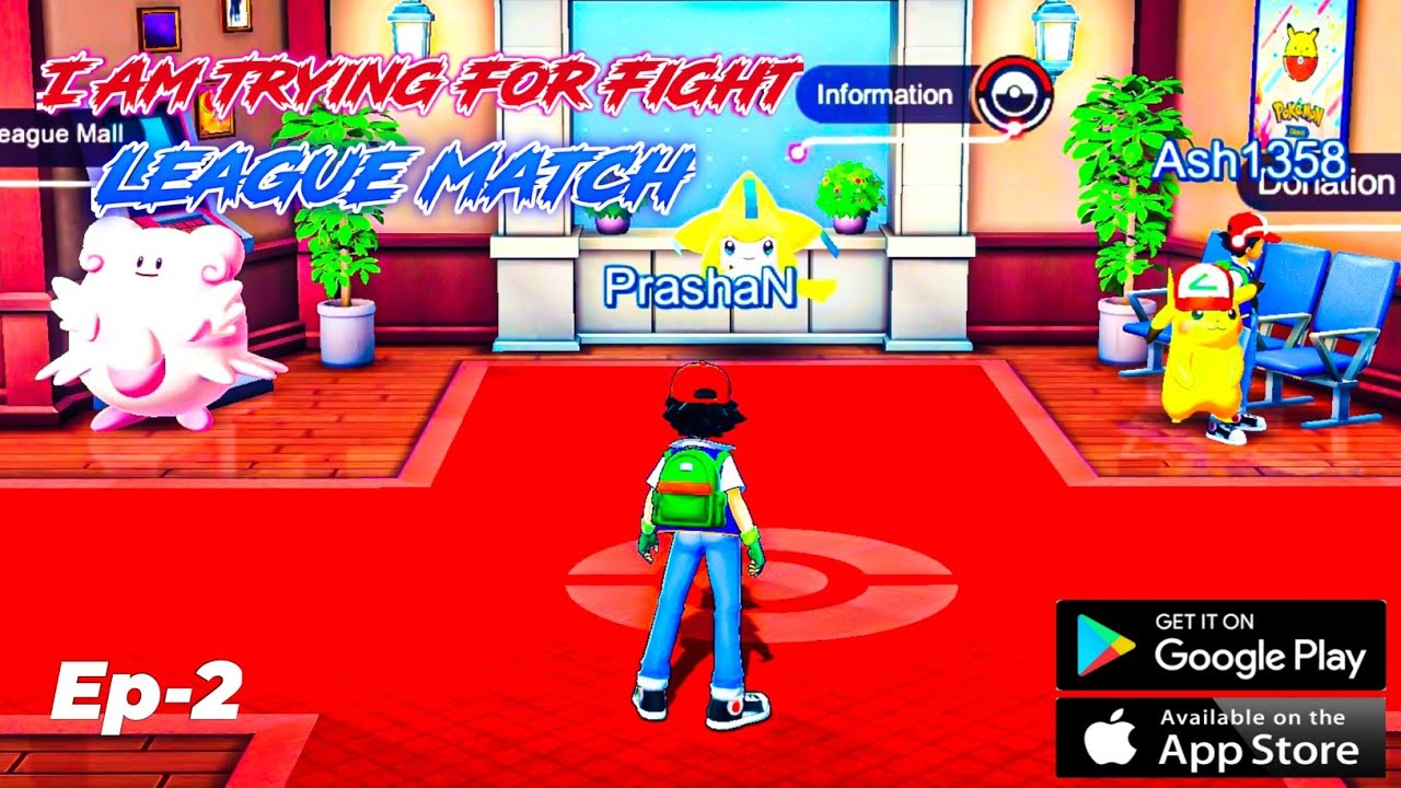 I Am Trying To Fight in League Match 😂 | Pokemon World Gameplay ...