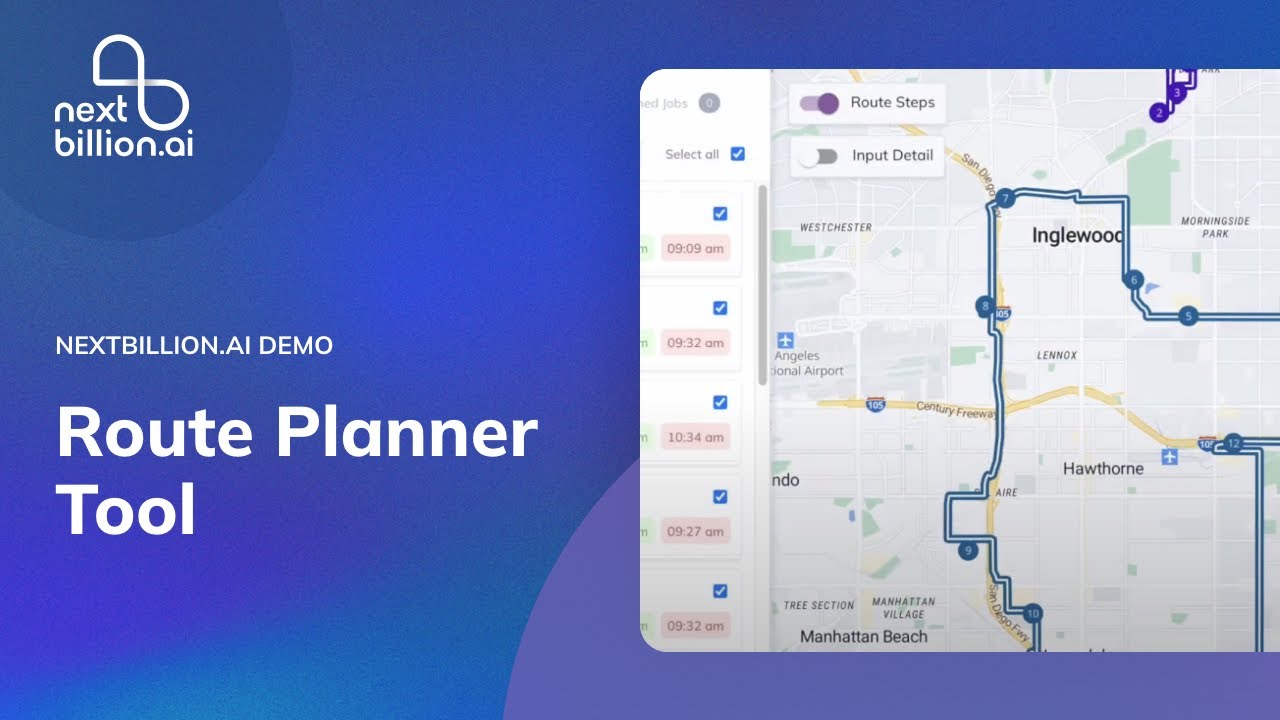 NextBillion.ai Route Planner Tool - YouTube