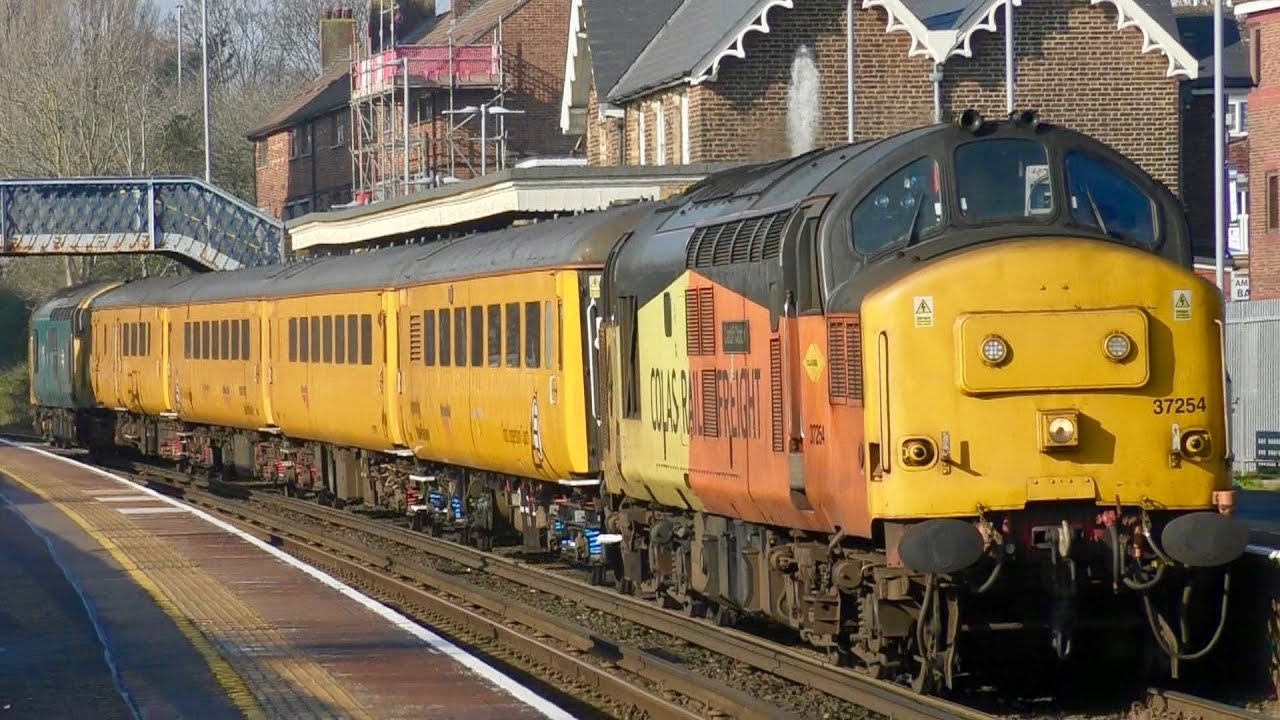 Colas Rail 37254 + 37610 On The Test Train At Cosham And Fratton ...