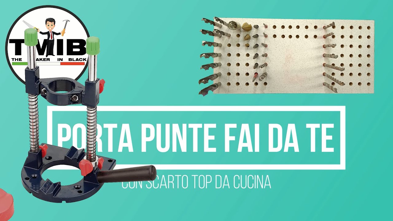 Supporto per trapano Kwb 778400 + Porta Punte fai da te DIY - YouTube