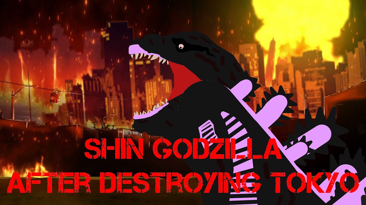 Shin Godzilla After Destroying Tokyo - YouTube
