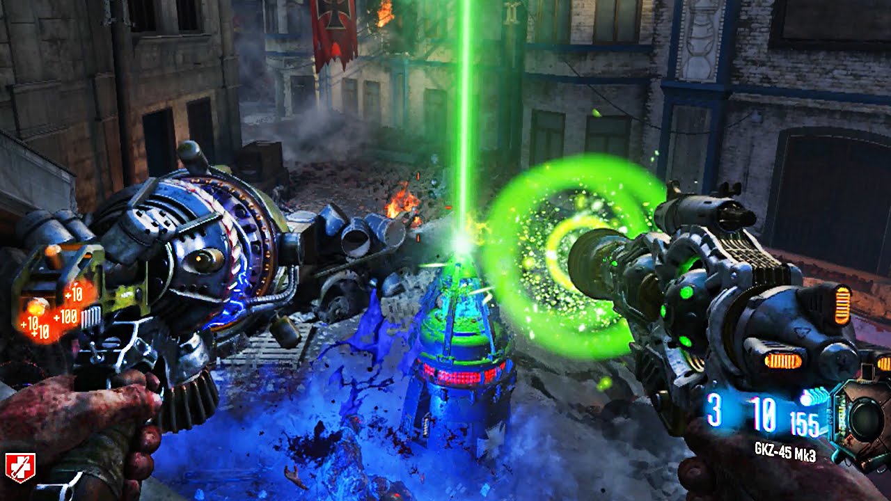 BO3 "GOROD KROVI" Zombies Gameplay +10 Minutes (DLC 3 Descent FR) - YouTube