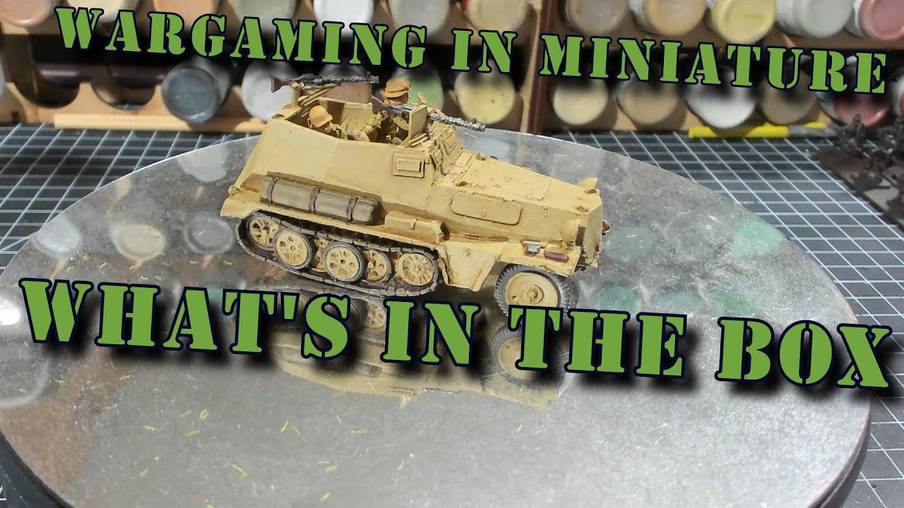 🔴 What's in the Box ☺ Perry Miniatures 28mm ww2 German SdKfz 250 ...