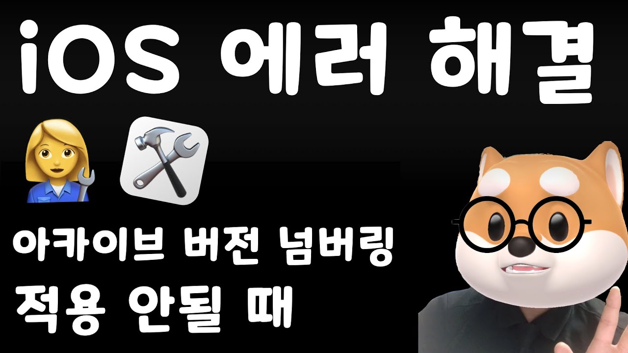 ๐ฉโ๐ง Ios ๋ฌธ์ ํด๊ฒฐ ์์นด์ด๋ธ ๋ฒ์ ๋๋ฒ๋ง ์ ์ฉ ์๋ ๋ Youtube