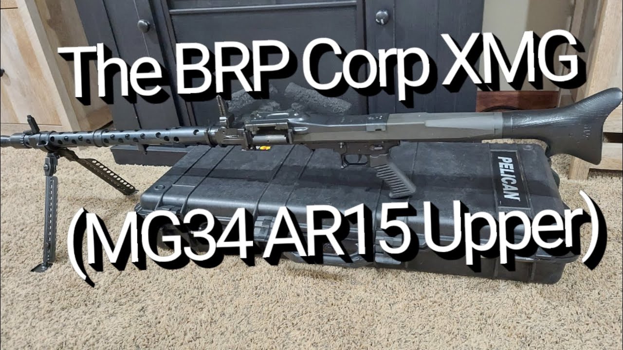 Beltfed MG34 AR15 Upper Receiver overview (The BRP Corp XMG) - YouTube